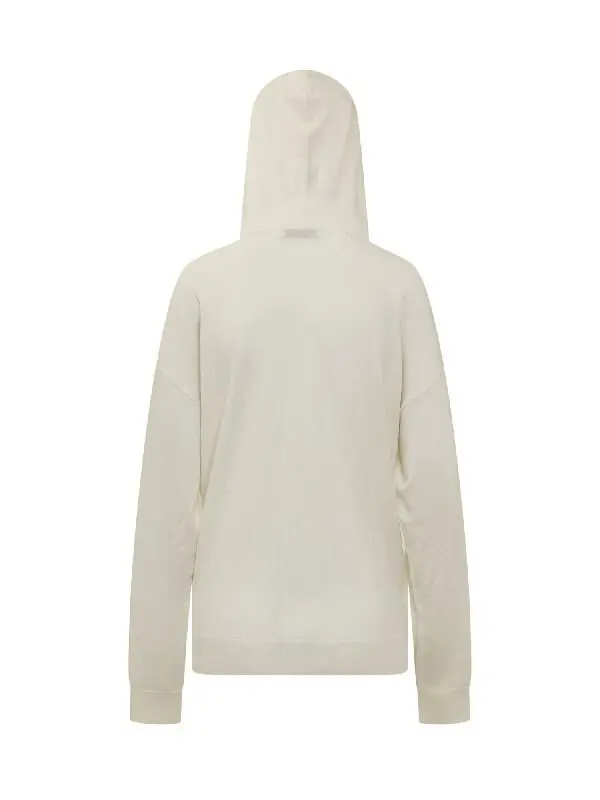 J.W.ANDERSON Jw Anderson Logo Printed Knitted Hoodie