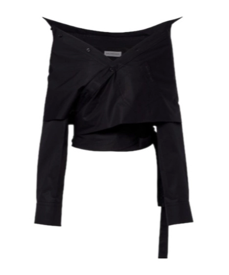 Balenciaga Asymmetric Cotton Top