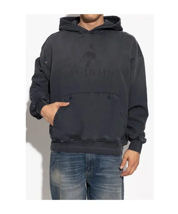 MISBHV Logo Printed Long-sleeved Hoodie