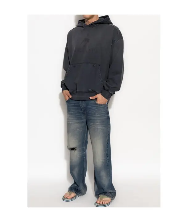 MISBHV Logo Printed Long-sleeved Hoodie