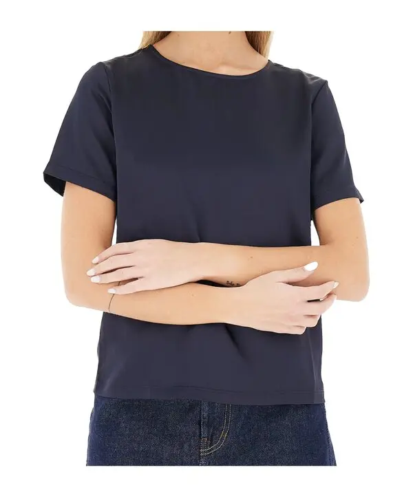 Max Mara Zona Short-sleeve Blouse - Black
