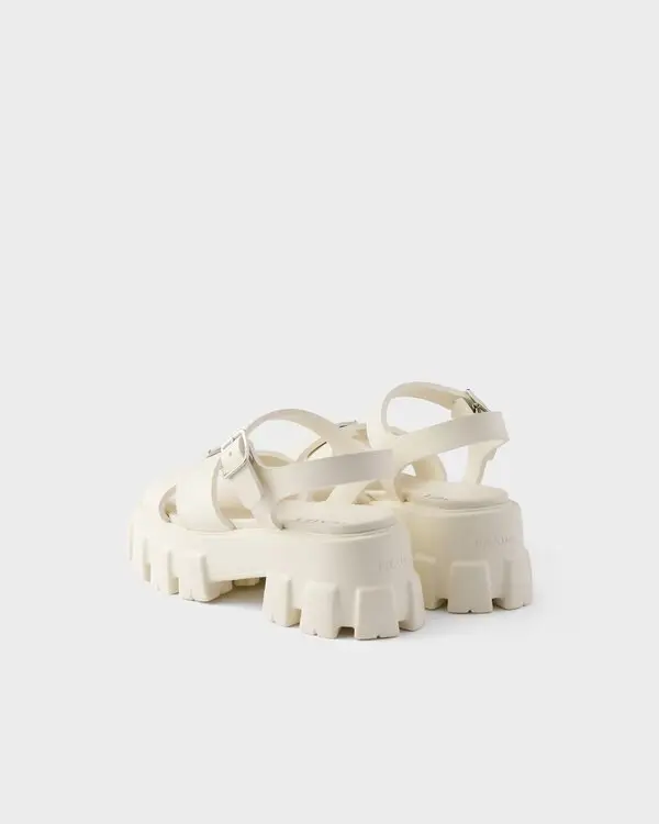 Prada Monolith Rubber Sandals