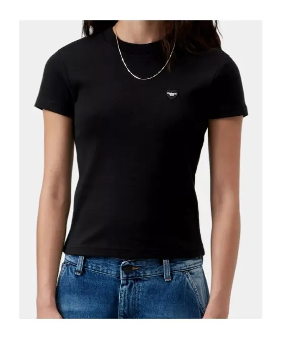 Carhartt Work In Progress Heart Logo Ribbed T-shirt