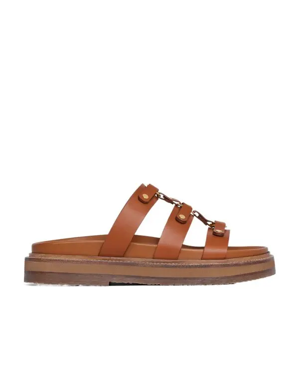 Celine Slide Tippi In Calfskin