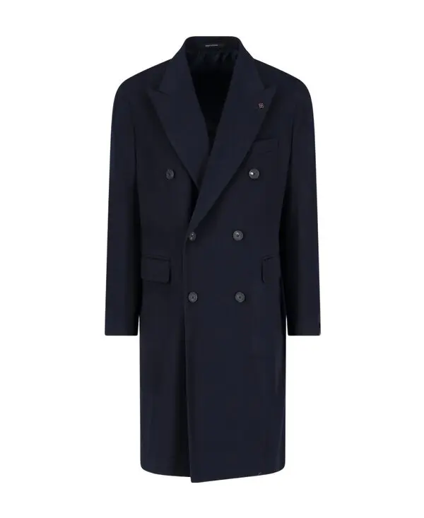 Tagliatore Peak-lapels Double-breasted Coat