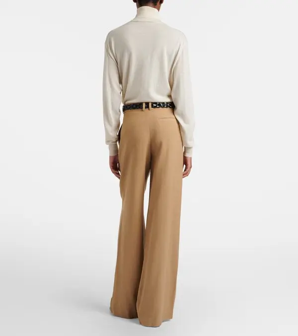 THE ROW Dender Silk Wide-leg Pants