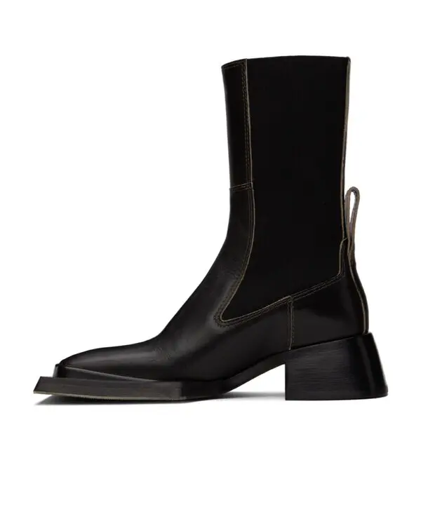 MIISTA Loose And Tight Spliced Short Boots
