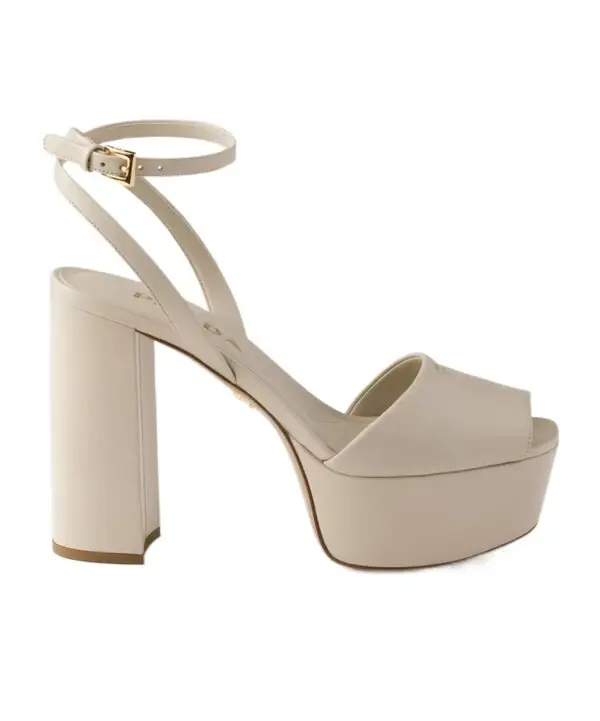 Prada Nappa Leather Platform Sandals
