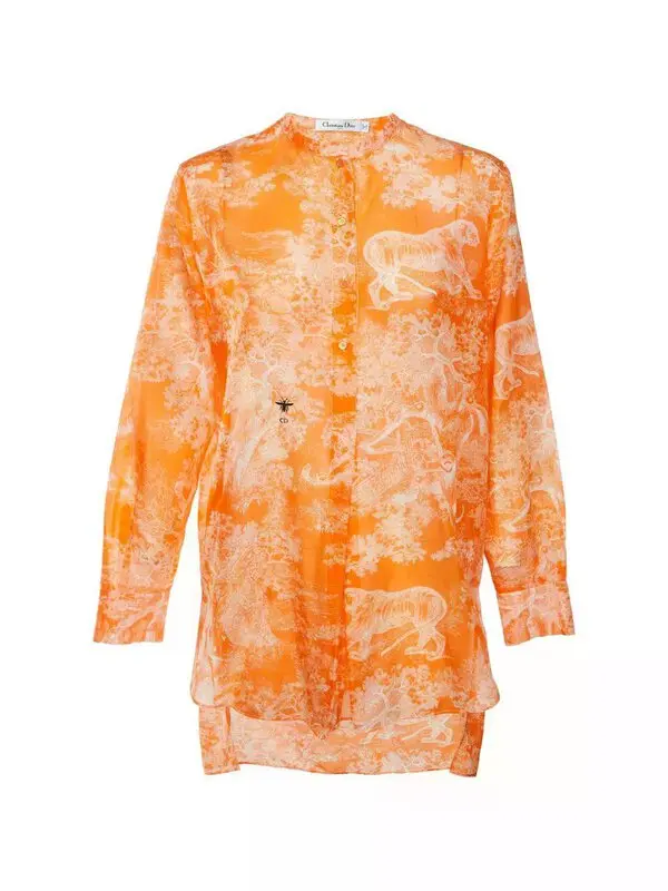 Dior Toile De Jouy Print Tunic