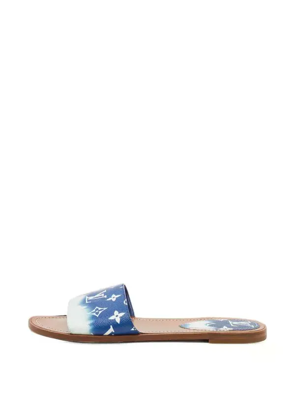 LOUIS VUITTON Lock It Monogram Sandals
