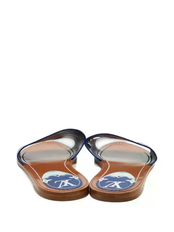 LOUIS VUITTON Lock It Monogram Sandals