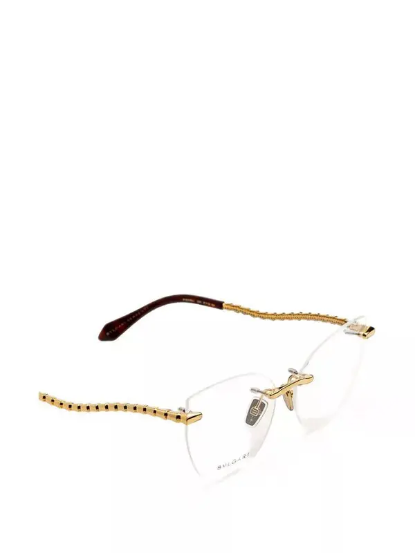 BVLGARI Serpenti Viper Rimless Glasses