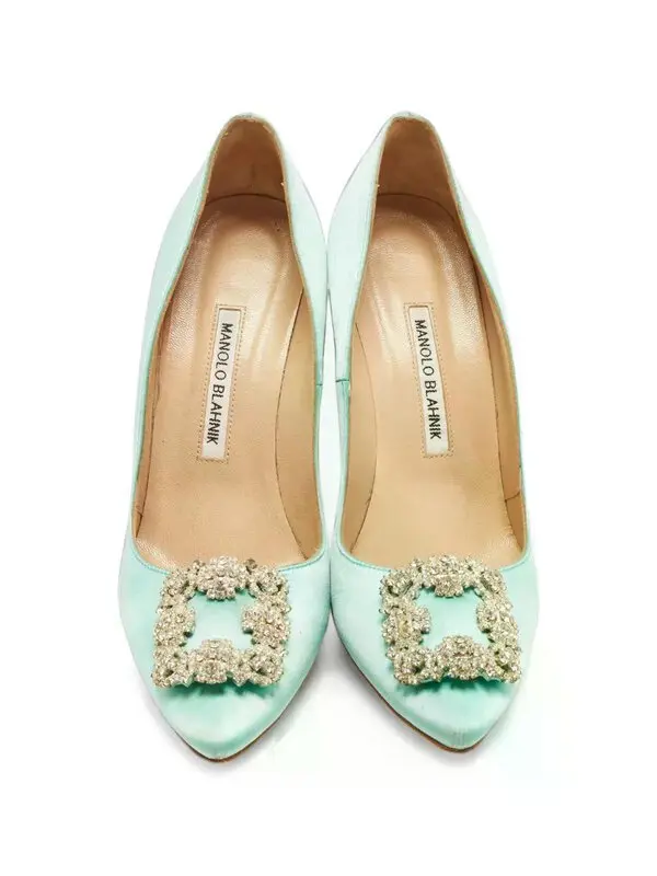Manolo Blahnik Hangisi Heeled Pumps
