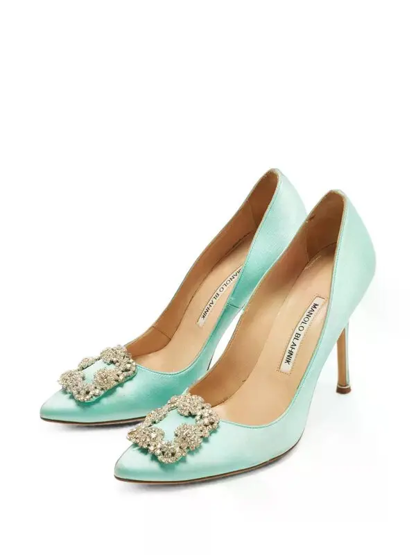 Manolo Blahnik Hangisi Heeled Pumps