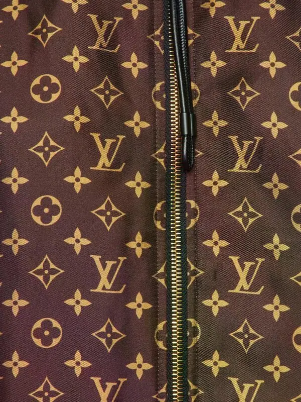 LOUIS VUITTON Monogram-print Reversible Bomber Jacket