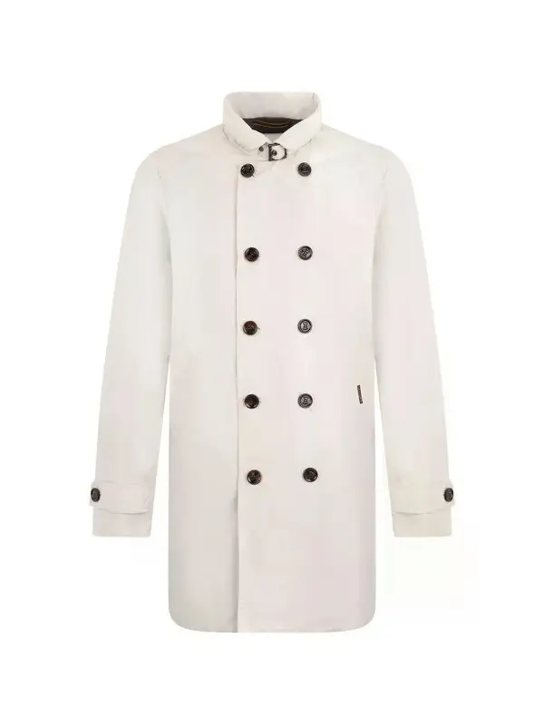MOORER Double-breasted Trench Coat