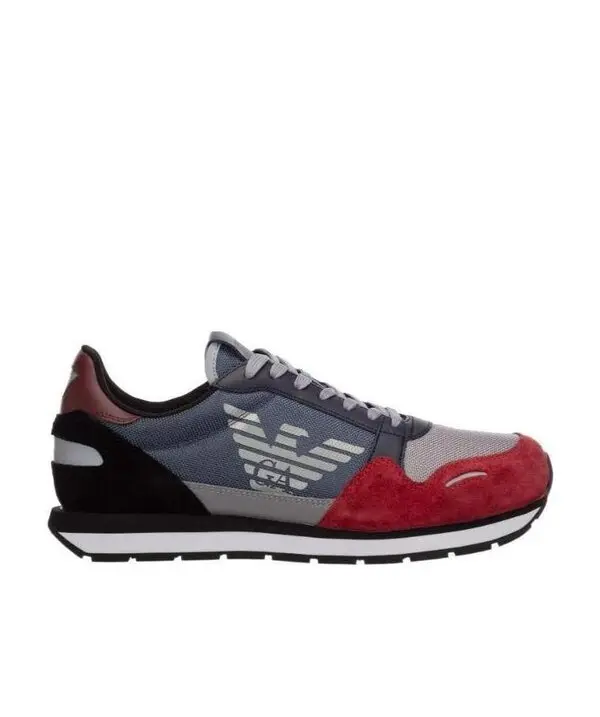 Emporio Armani Low Top Printed Logo Sneakers