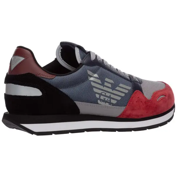 Emporio Armani Low Top Printed Logo Sneakers