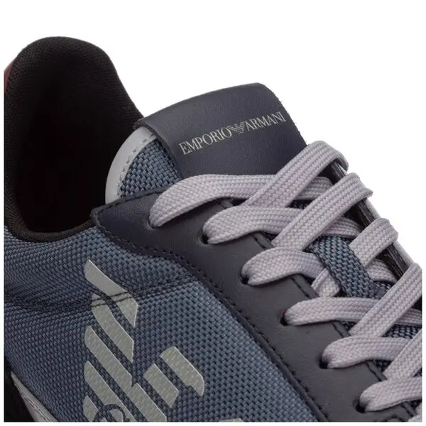 Emporio Armani Low Top Printed Logo Sneakers