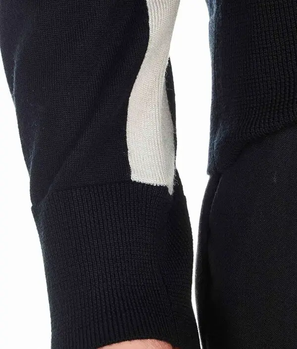 PAOLO PECORA Contrast-colored Striped Wool Pullover