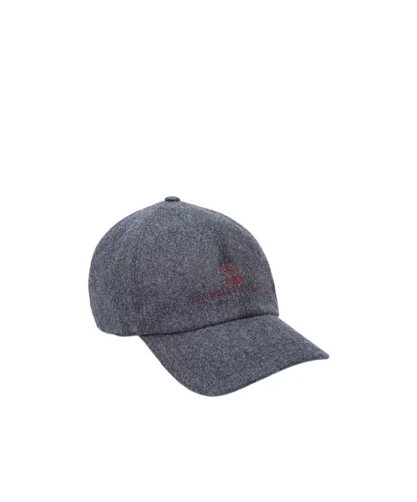 Brunello Cucinelli Logo Embroidered Baseball Cap
