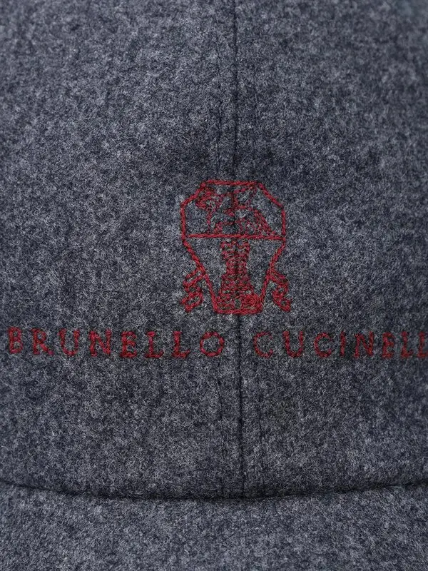 Brunello Cucinelli Logo Embroidered Baseball Cap