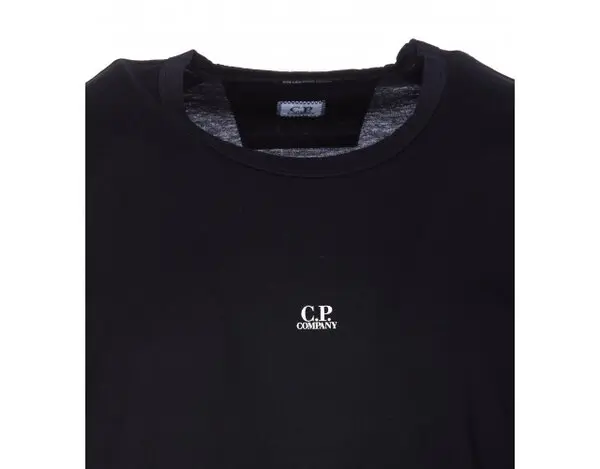 C.P. COMPANY Logo Printed Crewneck T-shirt