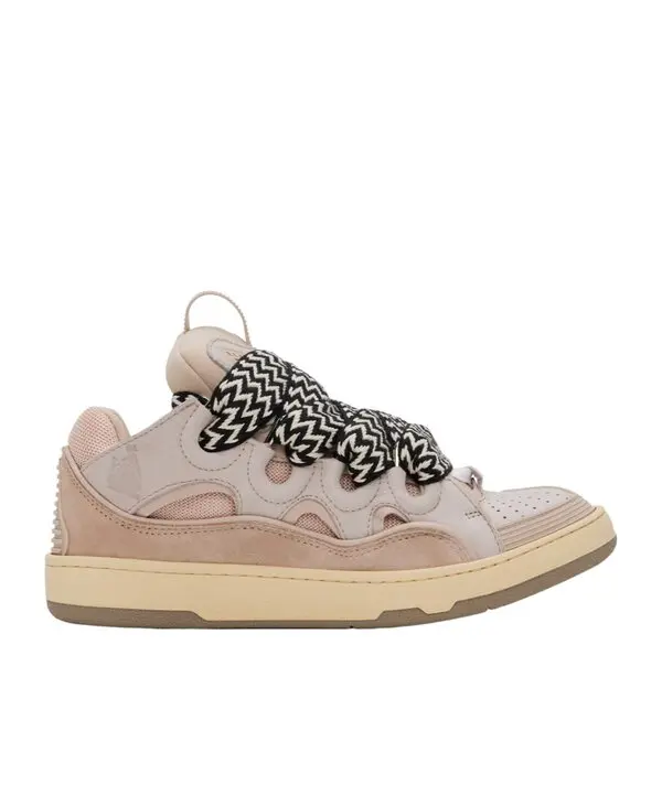 LANVIN Leather Curb Sneakers
