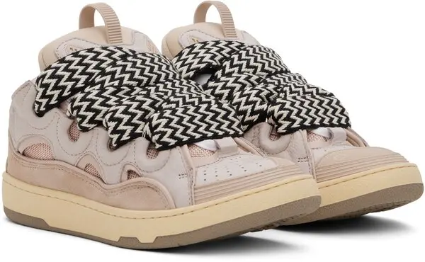 LANVIN Leather Curb Sneakers