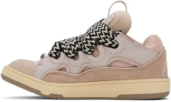LANVIN Leather Curb Sneakers