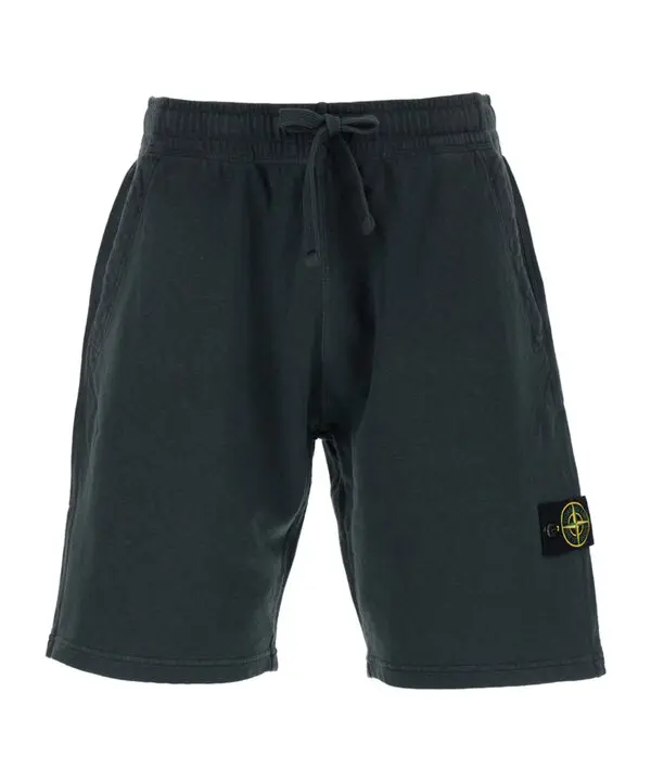 Stone Island Logo-patch Drawstring Shorts
