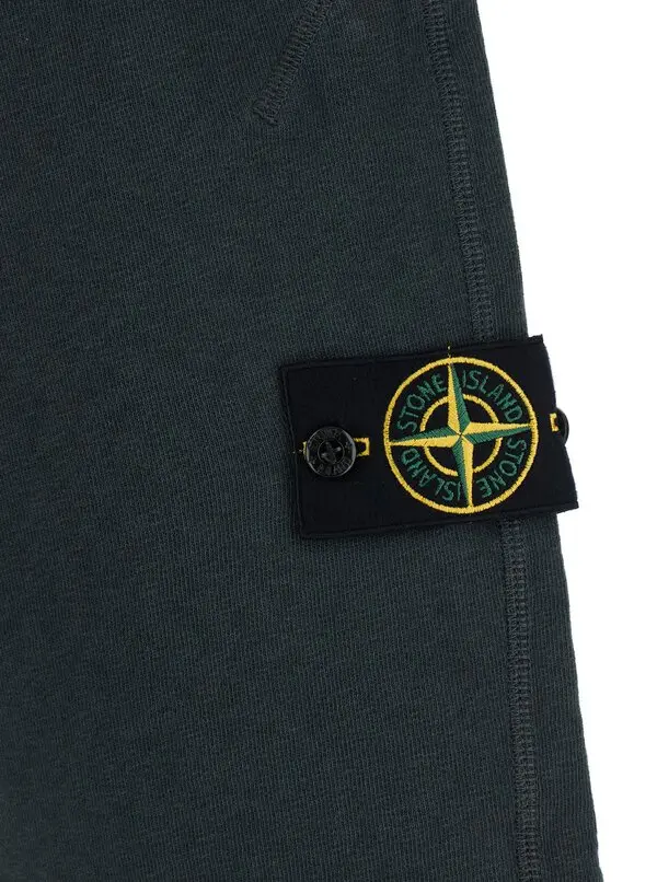 Stone Island Logo-patch Drawstring Shorts