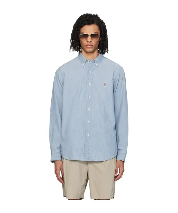 Polo Ralph Lauren Logo Embroidered Denim Shirt