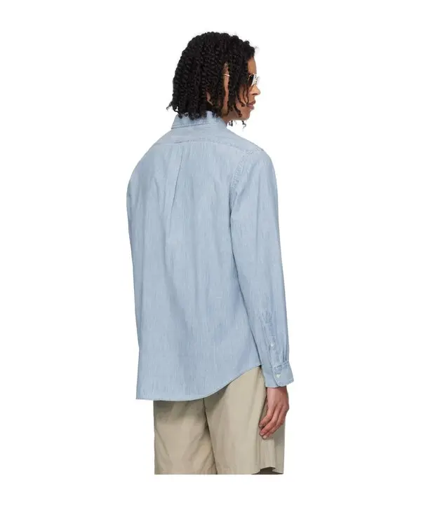 Polo Ralph Lauren Logo Embroidered Denim Shirt