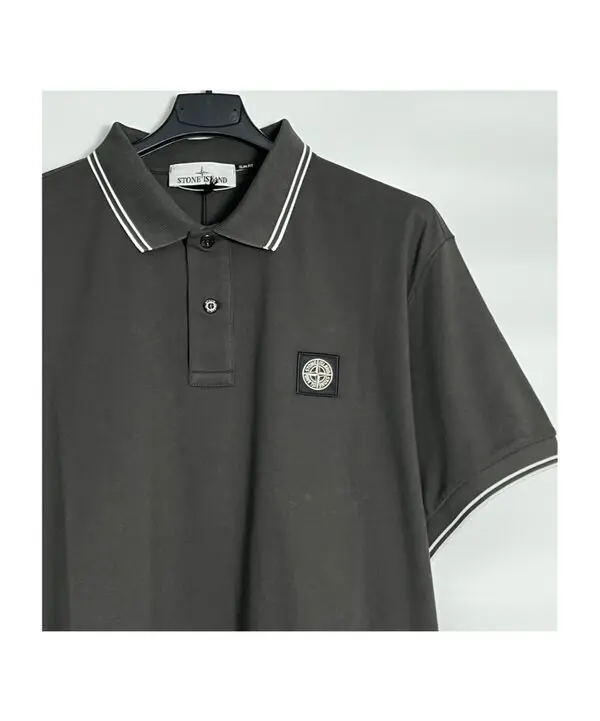 Stone Island Short-sleeved Polo Shirt - Leaden
