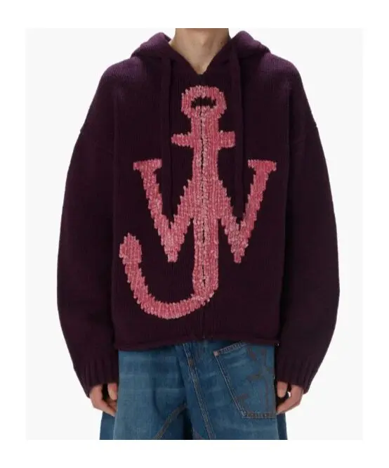 J.W.ANDERSON Jw Anderson Zip-up Drawstring Hoodie