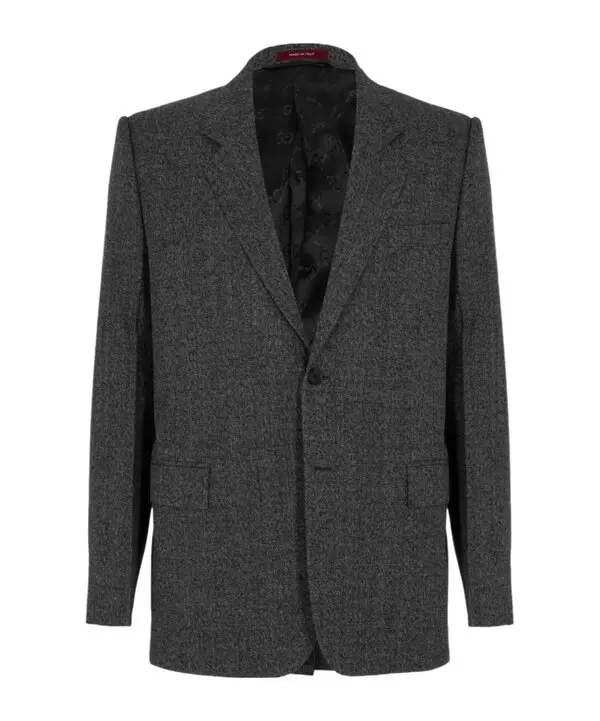 Gucci Check Single-breasted Blazer
