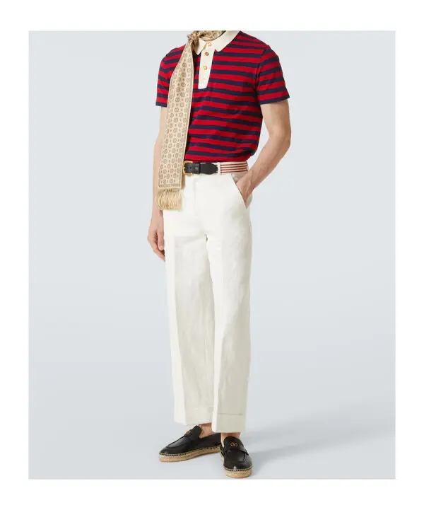 Valentino Garavani Vlogo Leather Espadrilles