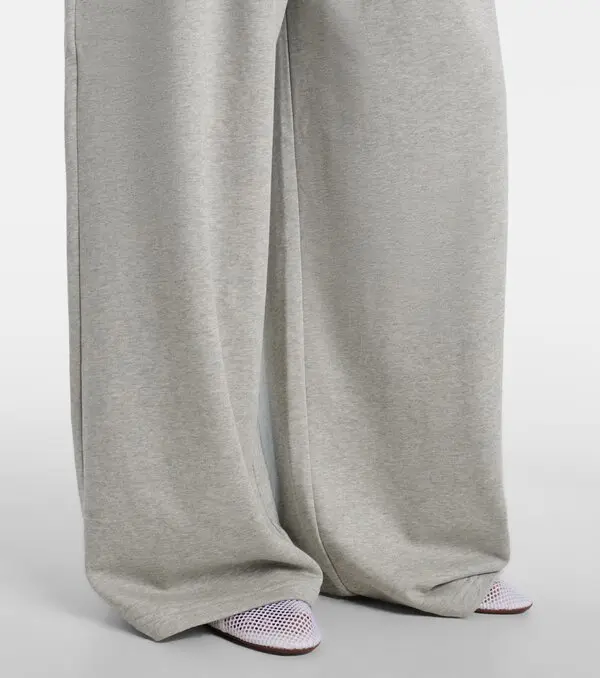 Alaïa Ruffled Cotton-blend Track Pants