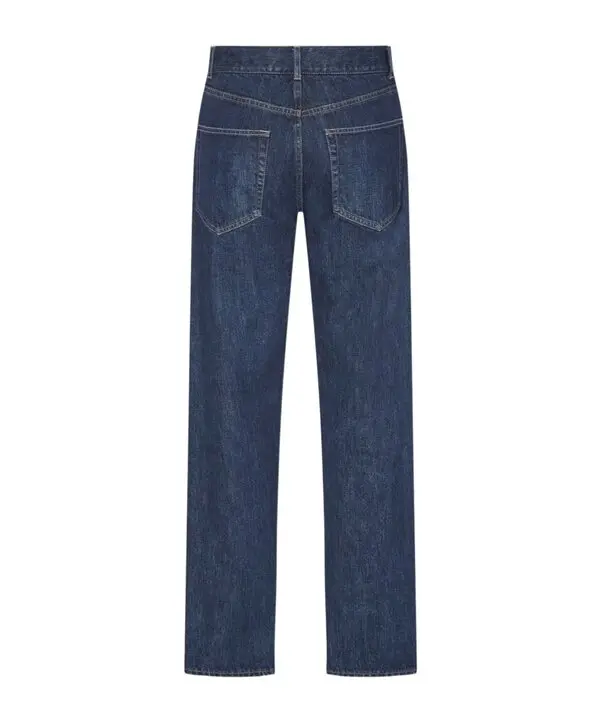 THE ROW Mid-rise Jeans In Cotton Denim