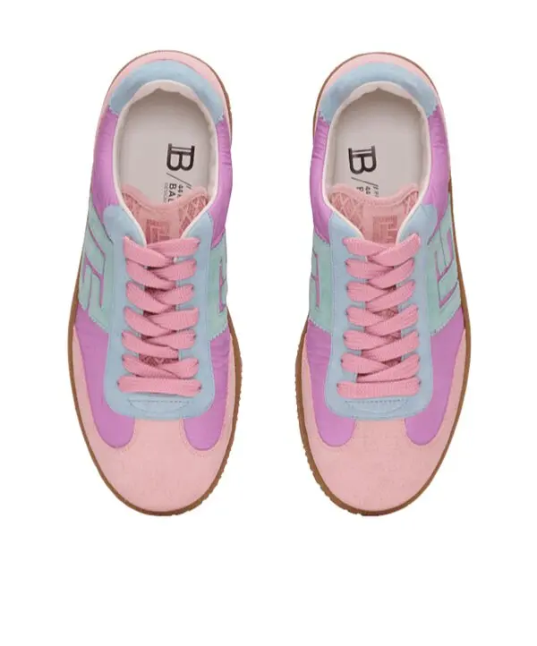 Balmain Swan Panelled Sneakers