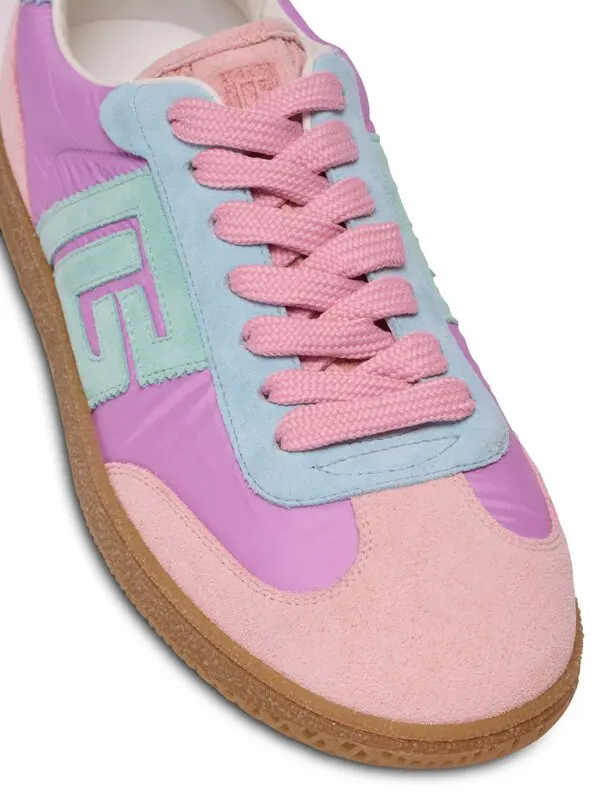 Balmain Swan Panelled Sneakers