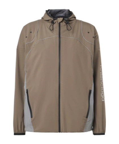 Balenciaga Logo Casual Jacket - Gray