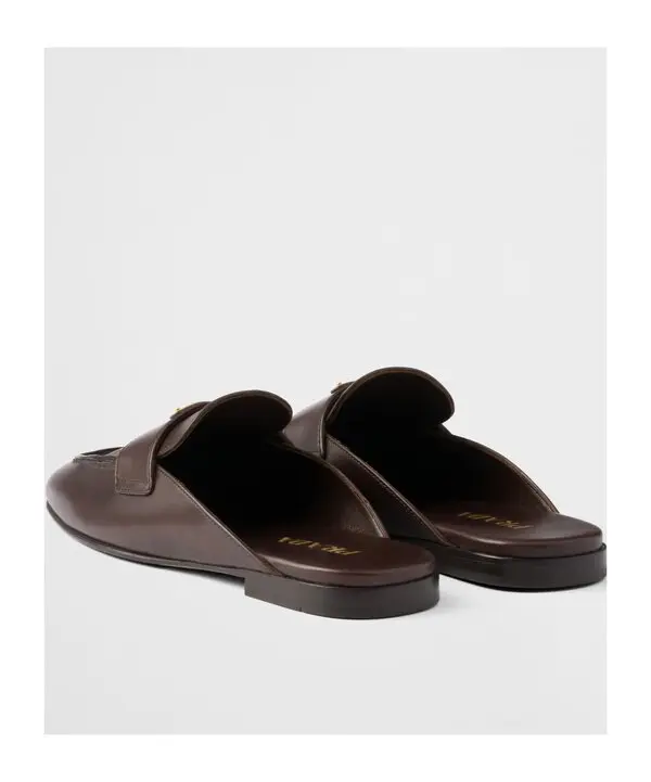 Prada Leather Slippers