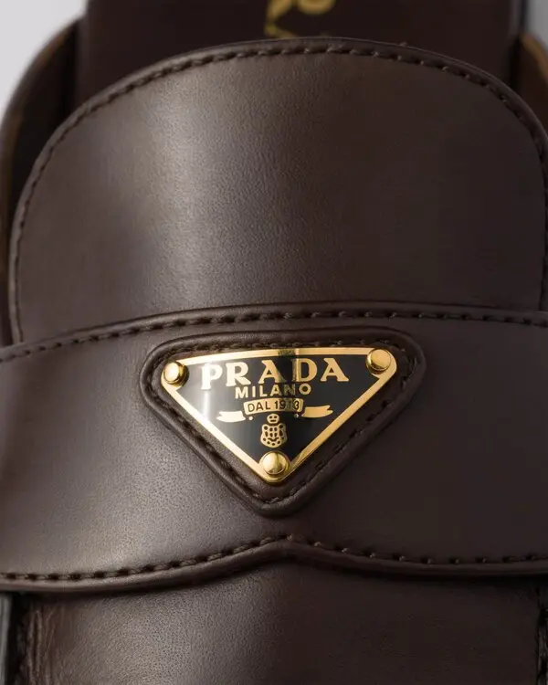 Prada Leather Slippers