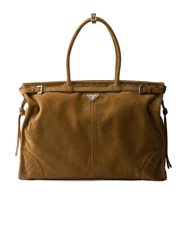 Prada Bonnie Suede Tote Bag