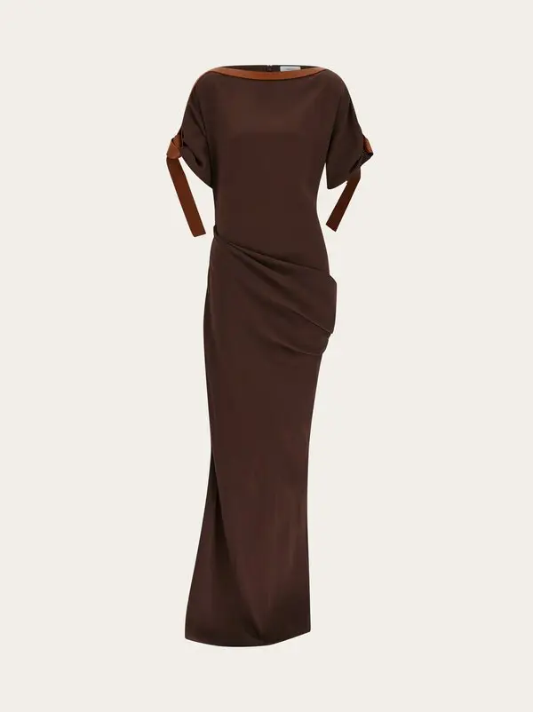 FERRAGAMO Long Viscose Dress