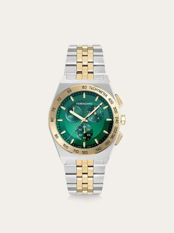 FERRAGAMO Vega New Chrono Watch - Green