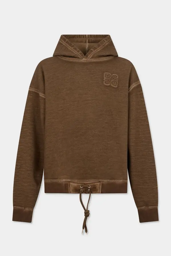 Dsquared2 Upside Down Relax Fit Hoodie