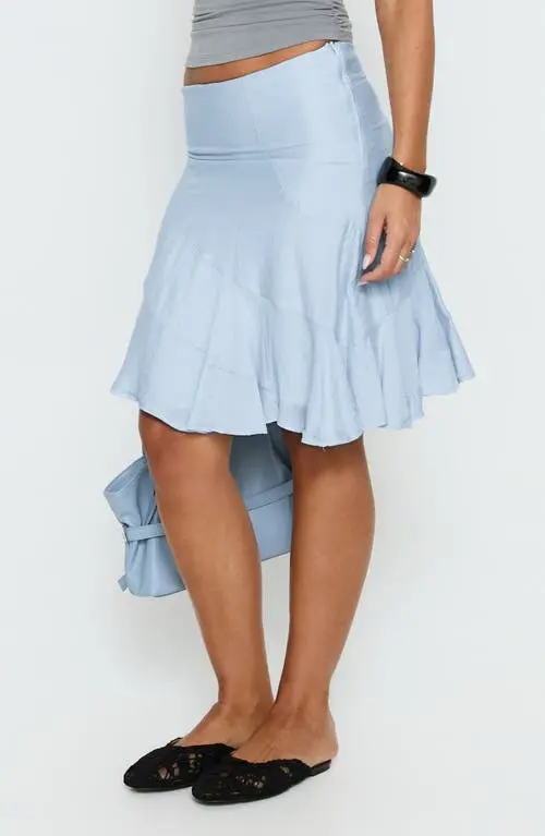 Princess Polly With Kindness Asymmetric Hem Midi Skirt